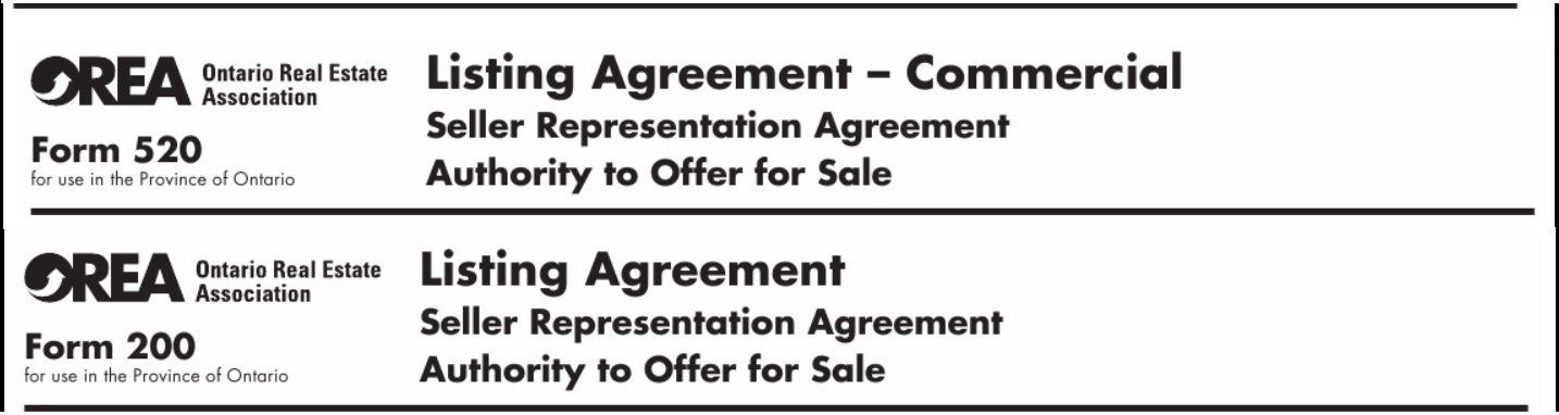 The Seller Representation/Listing Agreement | OurRealEstateGuy.com
